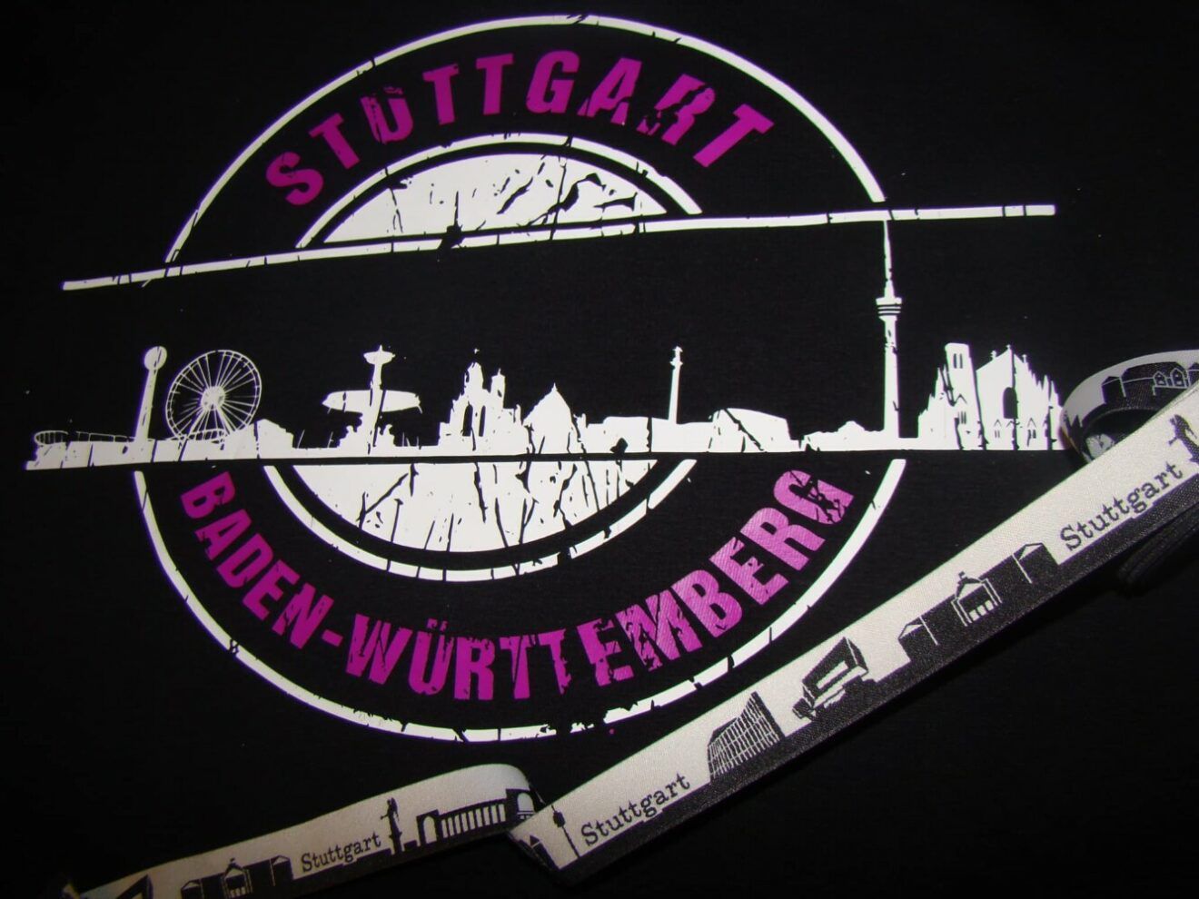 *Stempel Skyline Stuttgart* Plotterdatei – Schnittverhext
