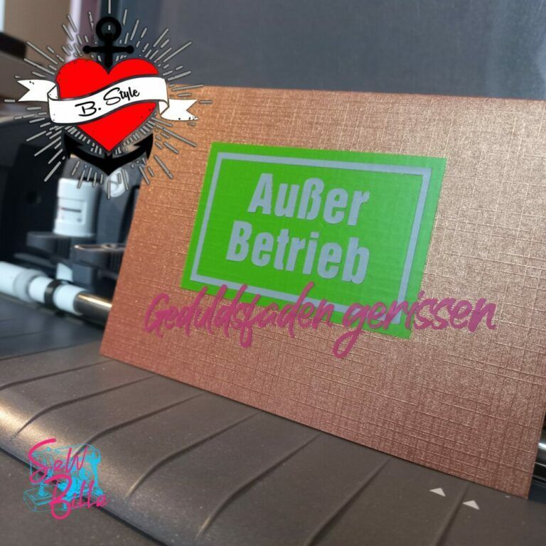 “Außer Betrieb” Plotterdatei – Schnittverhext